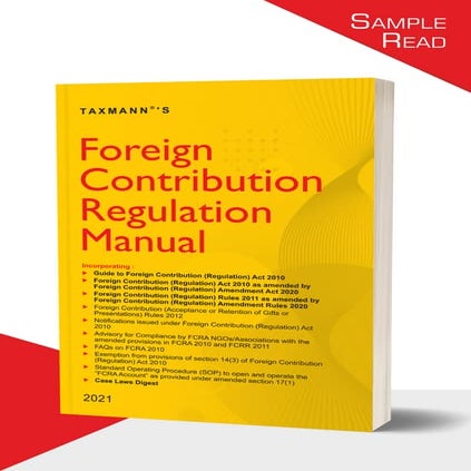 Taxmann's Foreign Contribution Regulation Manual | PDF
