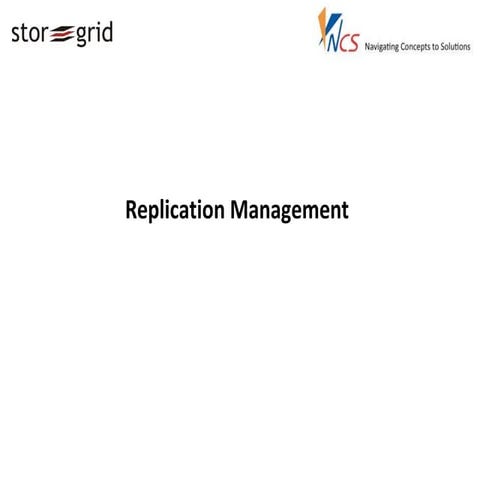 Replication Management | PPT