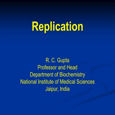 Replication | PPTX