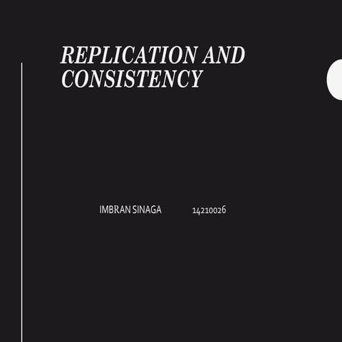 Replication and consistns | PPT