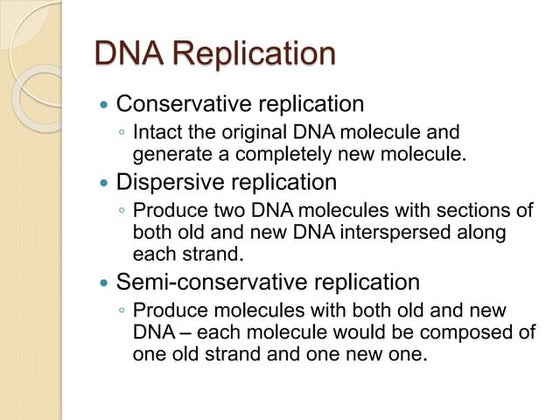 Various model of DNA replication | PDF