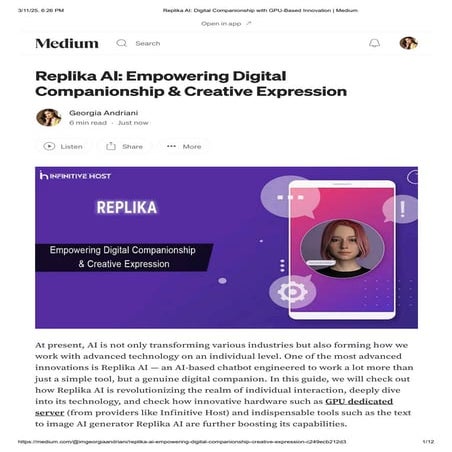 Replika AI Digital Companionship with GPU Based Innovation.pdf