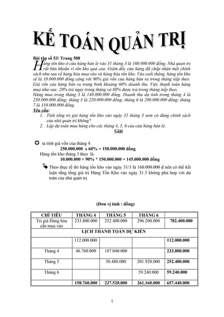 Trắc nghiệm kế toán quản trị (50 câu) | DOCX