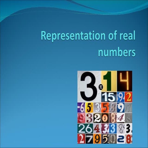 Representation Of Real Numbers | Ppt