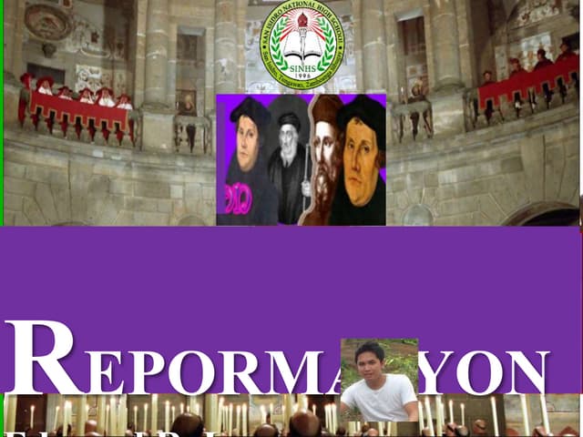 Repormasyon at Kontra Repormasyon | PPT