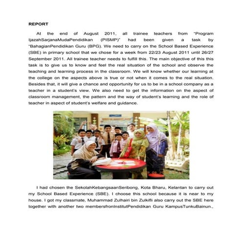 Educational tour observation | DOCX