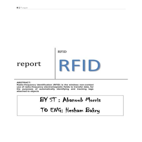 Rfid powerpoint | PPTX