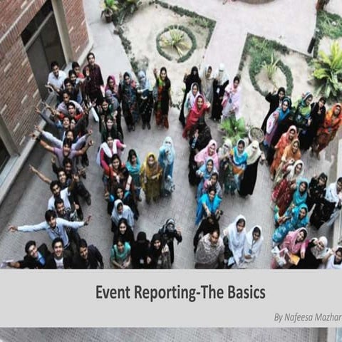 Event Reporting-The Basics | PPT