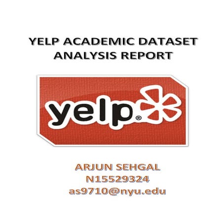 Yelp Datast Analysis | PDF