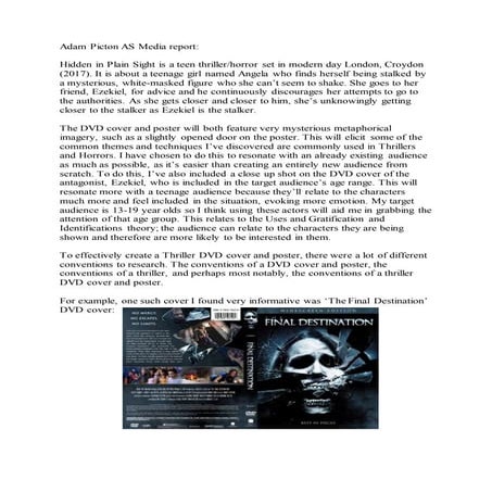 Dvd cover analysis | PPTX