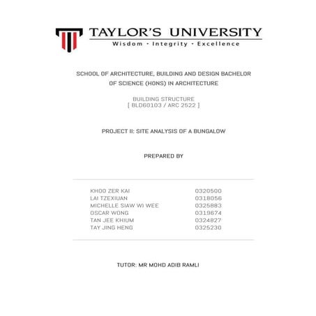 Building structure Report | PDF