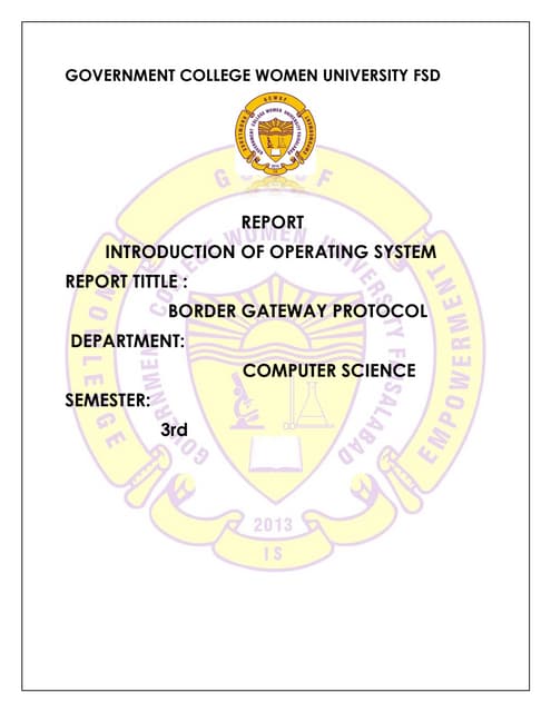 Loop prevention mechanism on BGP routing | PPTX | Computing ...