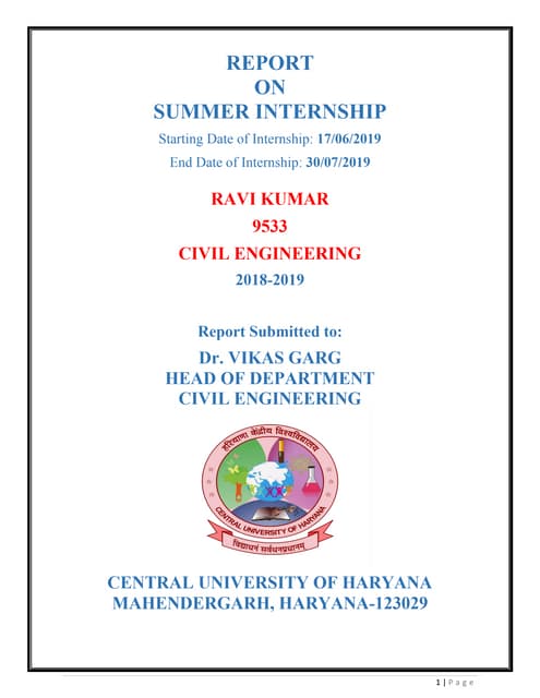 Jr. Civil Engineer Portfolio | PDF