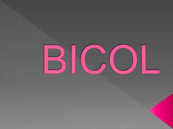 Philippine literature Bicol Region(region v) | PPT