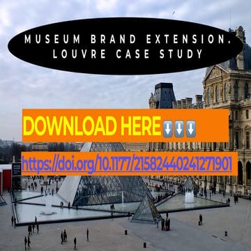 REPORT. Museum brand extension. Louvre Case Study.pdf