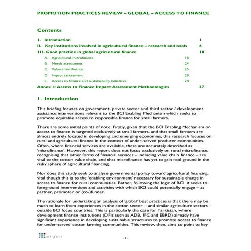 Report access-to-finance-promotion-practices-global | PDF