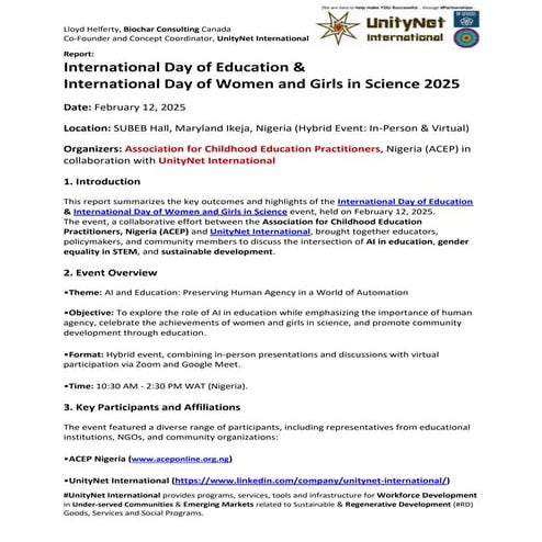 Report: ACEP International Day of Education & Women & Girls 2025-02-12 ...