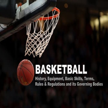 Introduction to Basketball-PowerPoint Presentation | PPTX