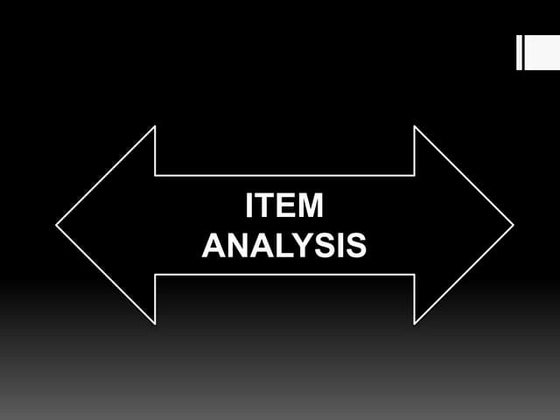 ITEM ANALYSIS -ITEM DIFFICULTY AND DISCRIMINATION INDEX.pptx