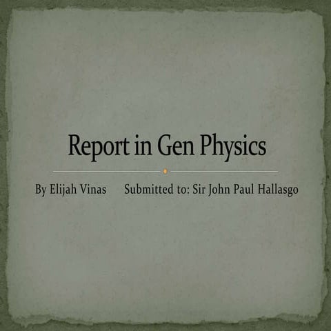 Gen Physics "Acceleration" | PPTX