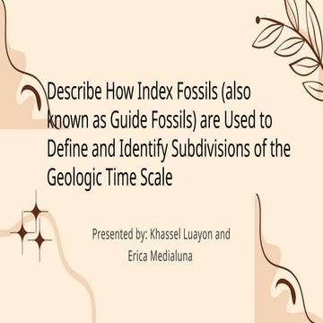 Quarter 4 Week 7 Defining and Identifying Subdivisions of Geologic Time ...