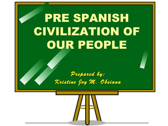Philippine History: Pre-Spanish | PPTX