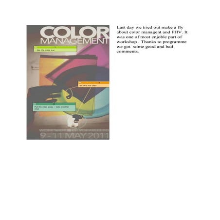 Color Management Report | PDF | Cameras and Camcorders | Consumer ...