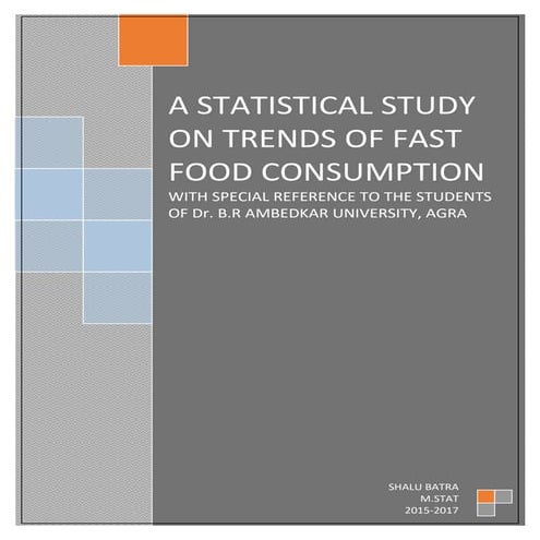 TRENDS OF FAST FOOD CONSUMPTION | PDF