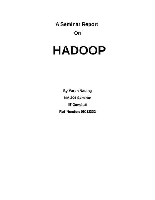 Hadoop Ecosystem