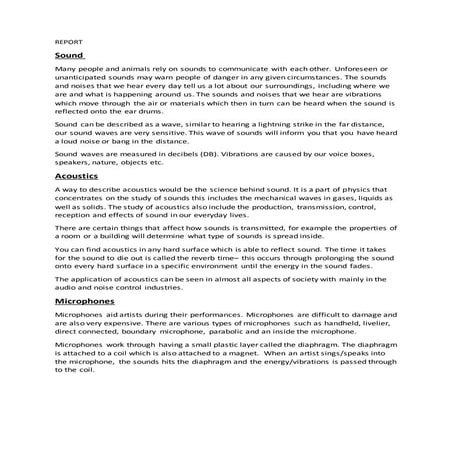 Revision ch8 sound (8.6 & 8.7& 8.8) | PDF