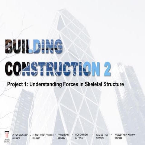 Building Construction tower project | PDF