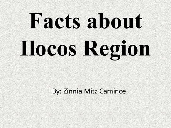 Region 1 - (ilocos region) | DOCX