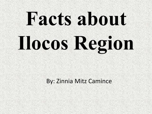Region 1 ILOCOS REGION | PPTX | National & Civic Holidays | Holidays