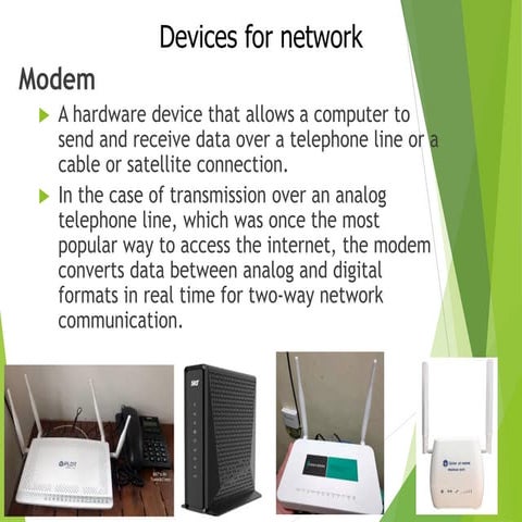 Computer Networking Devices for Network.pdf | Computer Networking | Computing