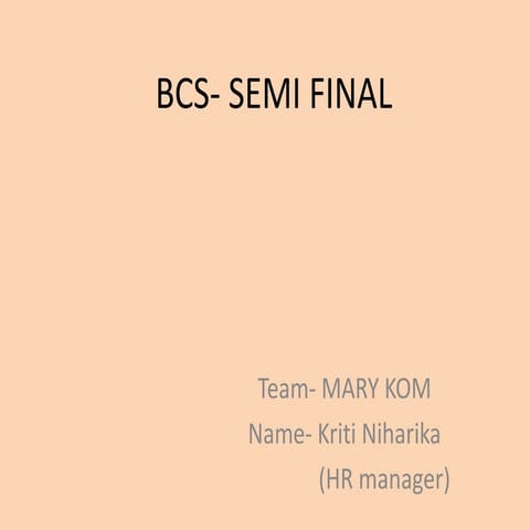 BCS Final NMO | PDF