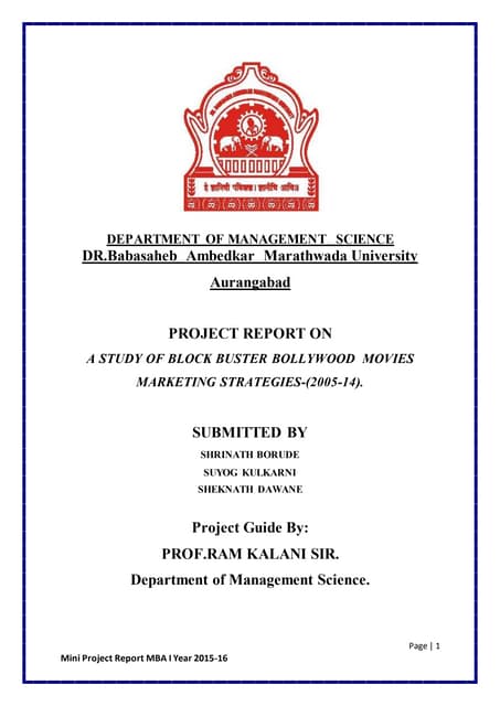 Mini Project Format | PDF