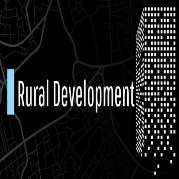 Rural development ppt | PPTX