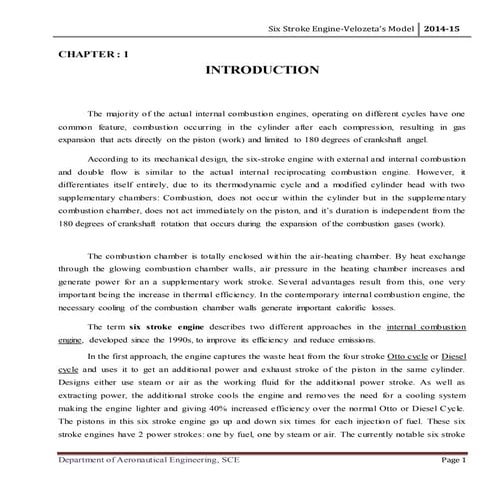 velozeta's six stroke engine report | DOCX