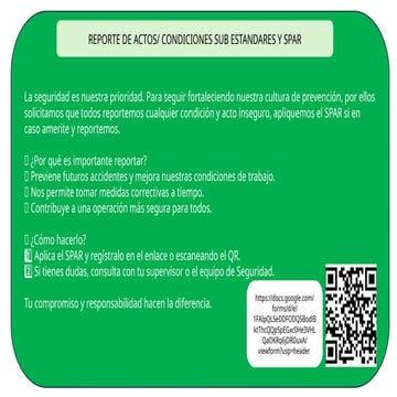 FLYER PARA REPORTAR ACTOS Y CONDICIONES. | PPTX