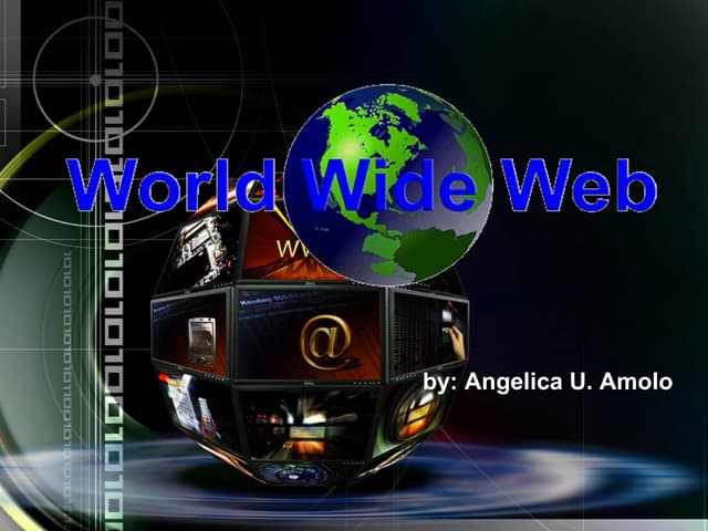 World wide web ppt | PPTX | Web Design and HTML | Internet