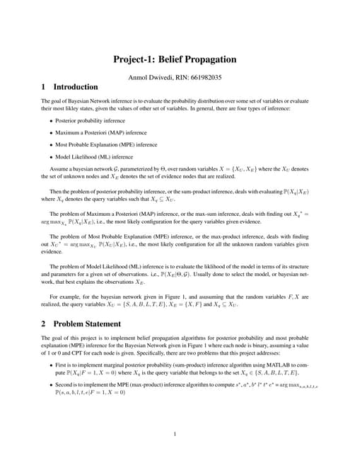 Tutorial On Belief Propagation In Bayesian Networks Pdf 3817