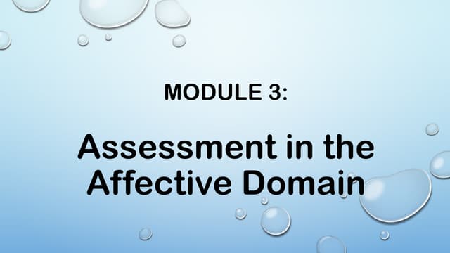 PROF ED 7 AFFECTIVE LEARNING MEASURES TOOLS | PDF