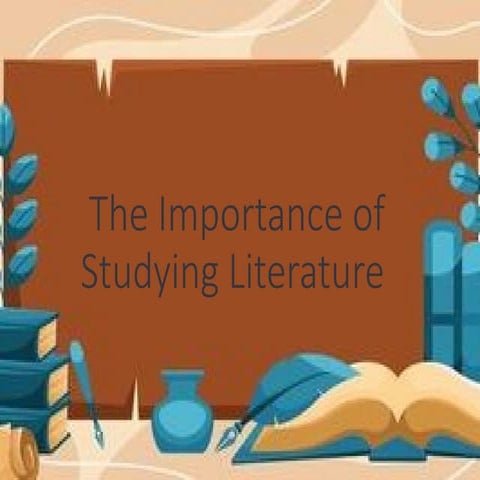 literature, poetry, novel and etc. sample ppt | PPTX