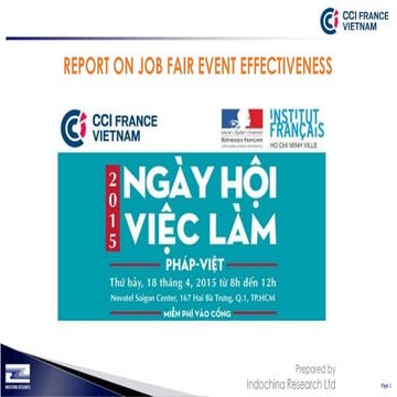 Jobfair - Event performance evaluation and candidate profile report | PPTX