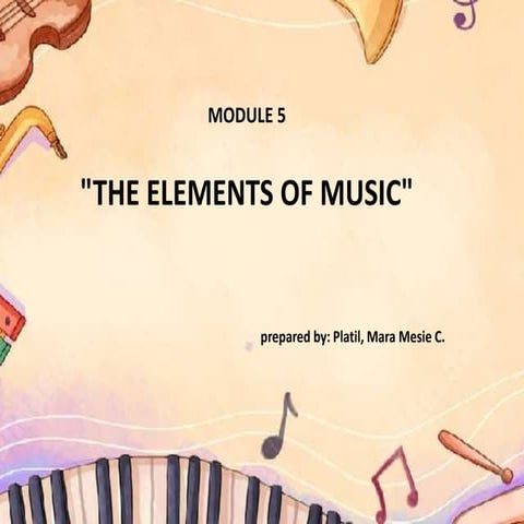 Elements of Music | PPTX