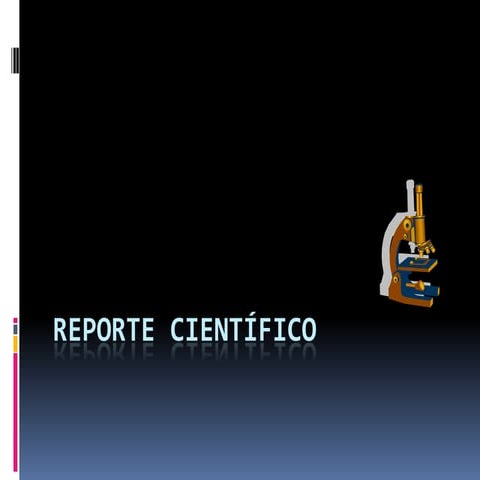 Reporte científico | PPTX