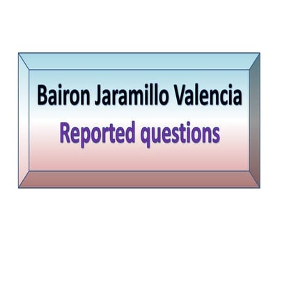 Reported speech | PPT