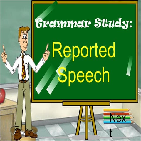 Reported speech | PPT