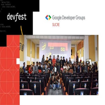 Reporte Evento DevFest Sucre 2025 GDG Sucre | PDF