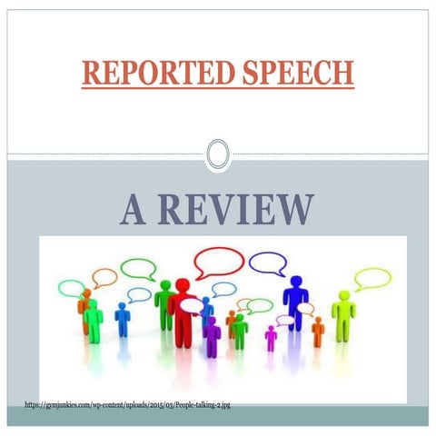 Reported speech | PPTX